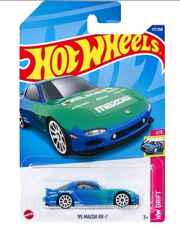 Hotwheels Mazda Rx7/ Rx3, Hobbies & Toys, Toys & Games on Carousell