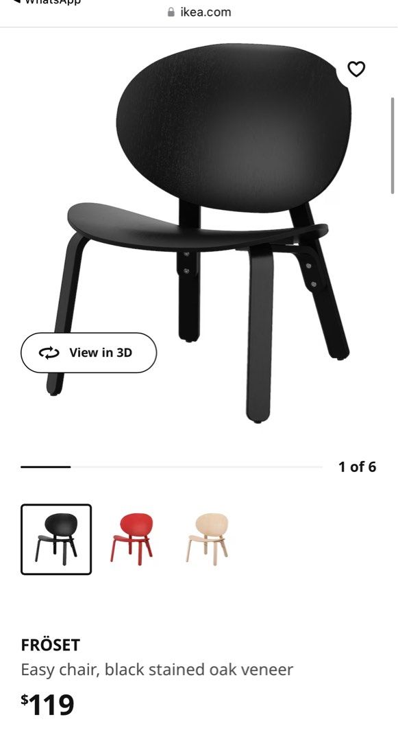 IKEA chair froset, Furniture & Home Living, Furniture, Chairs on Carousell