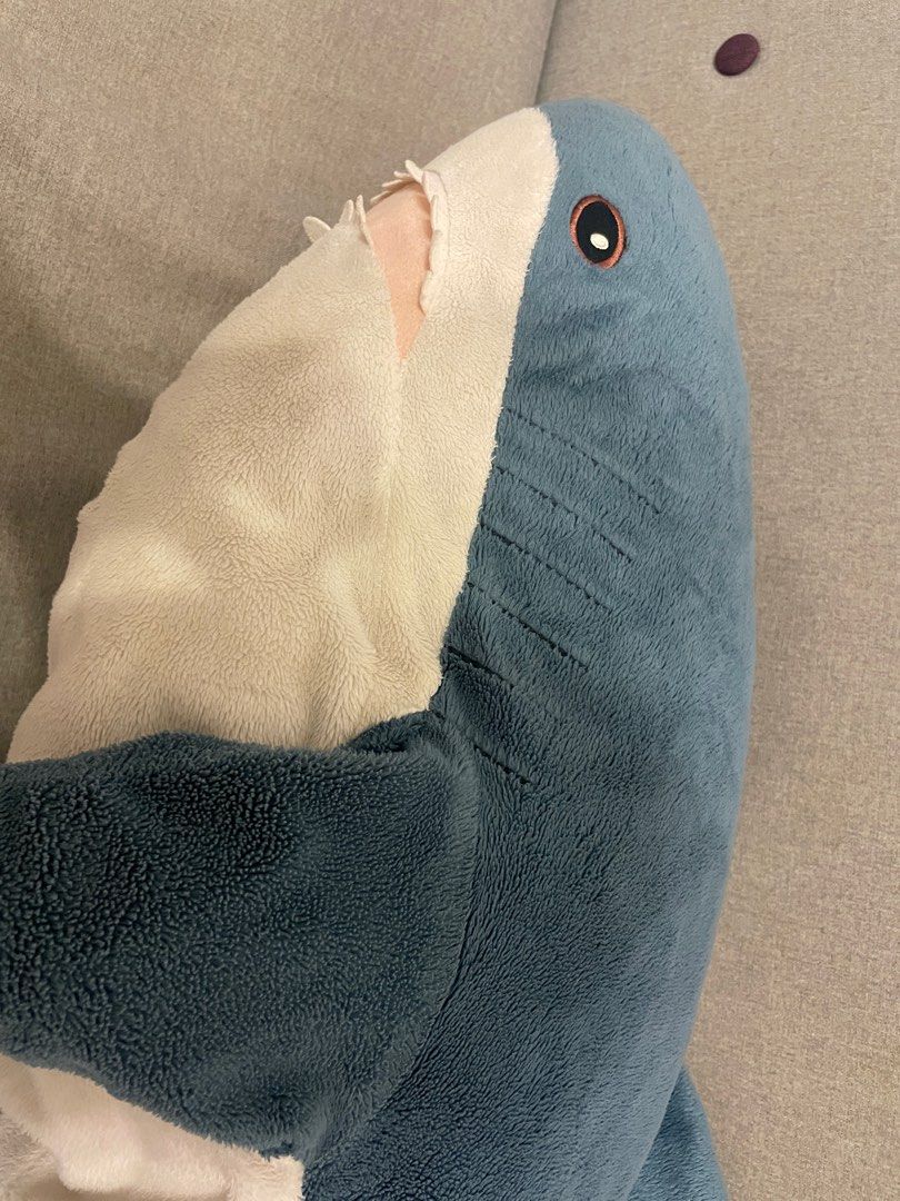 Ikea shark soft toy, Hobbies & Toys, Toys & Games on Carousell