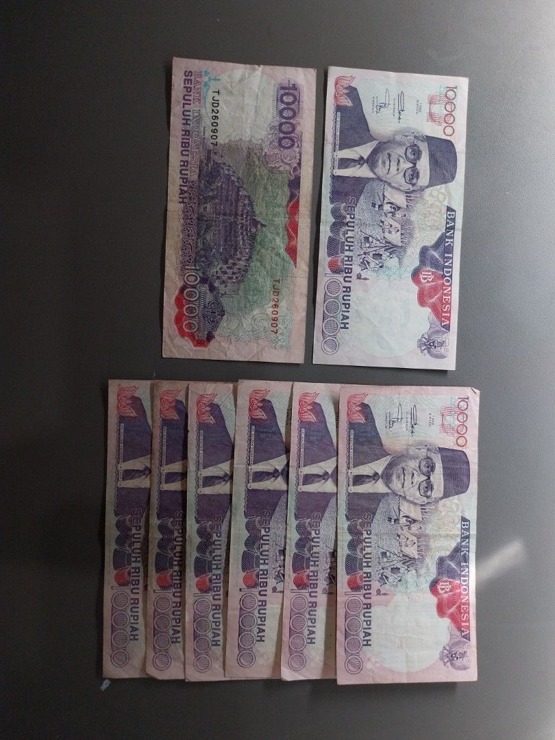 Indonesian Old 10000 Rupiah Note, Hobbies & Toys, Memorabilia ...