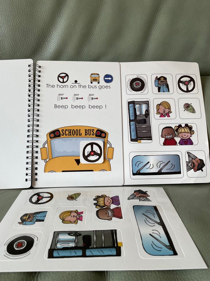 Interactive educational game - wheels on the bus, Babies & Kids, Infant ...