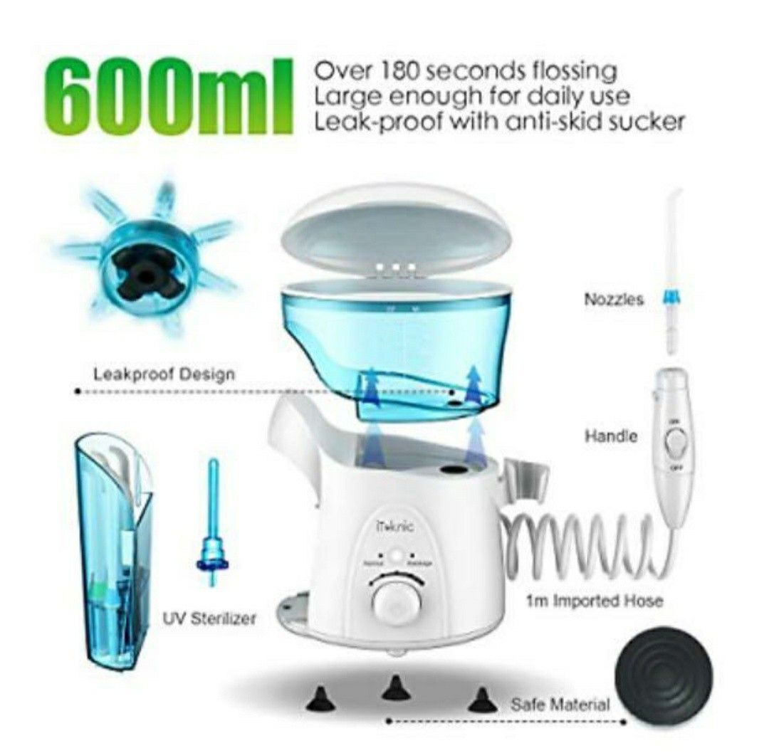 iTeknic Water Flosser UV Sterilizer Family Electric Dental Oral Water ...