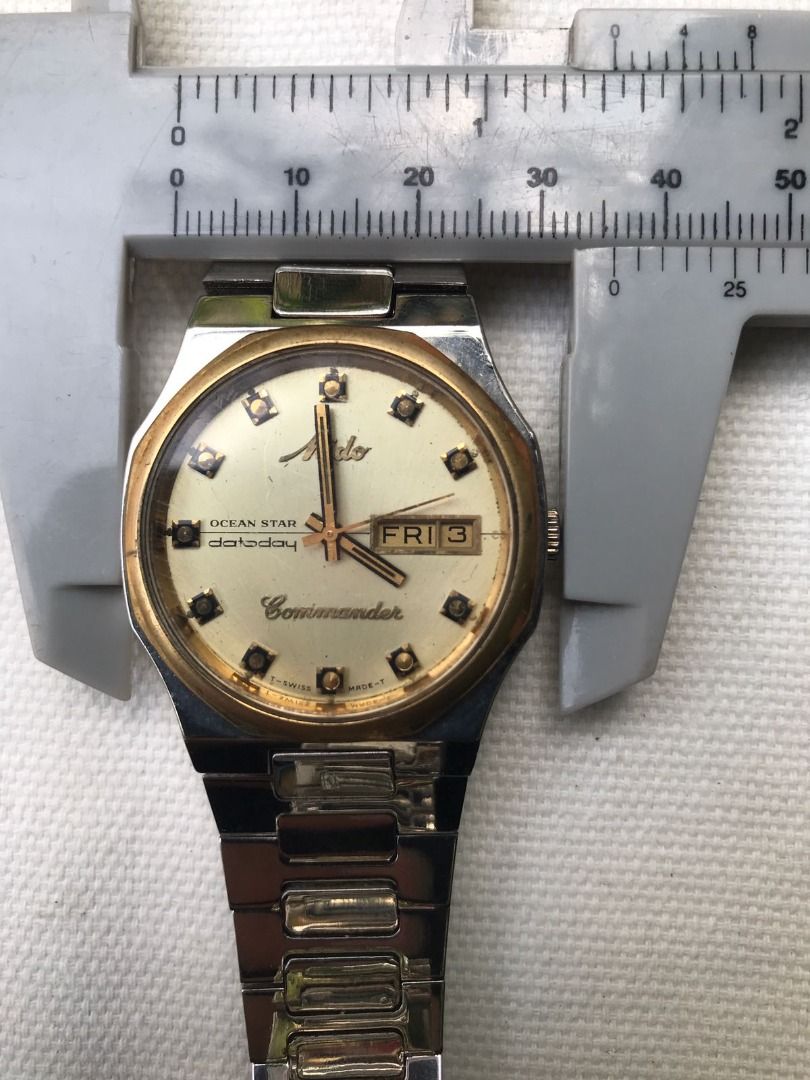 Jam Tangan Mido Commander Nautilus Automatic 8018, Fesyen Pria, Jam ...