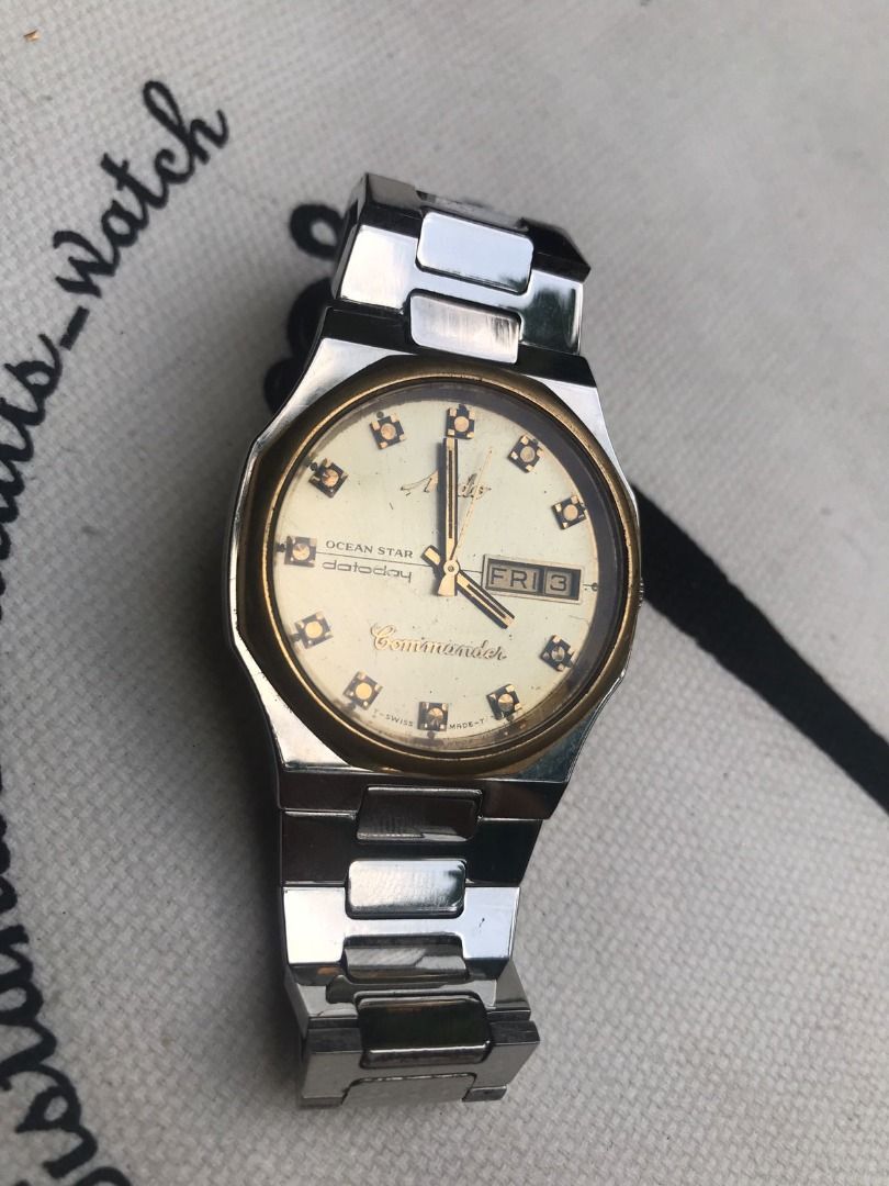 Jam Tangan Mido Commander Nautilus Automatic 8018, Fesyen Pria, Jam ...