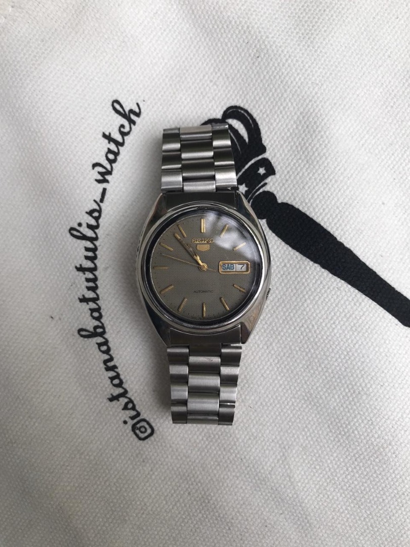 Jam Tangan Pria Seiko Automatic, Fesyen Pria, Jam Tangan di Carousell