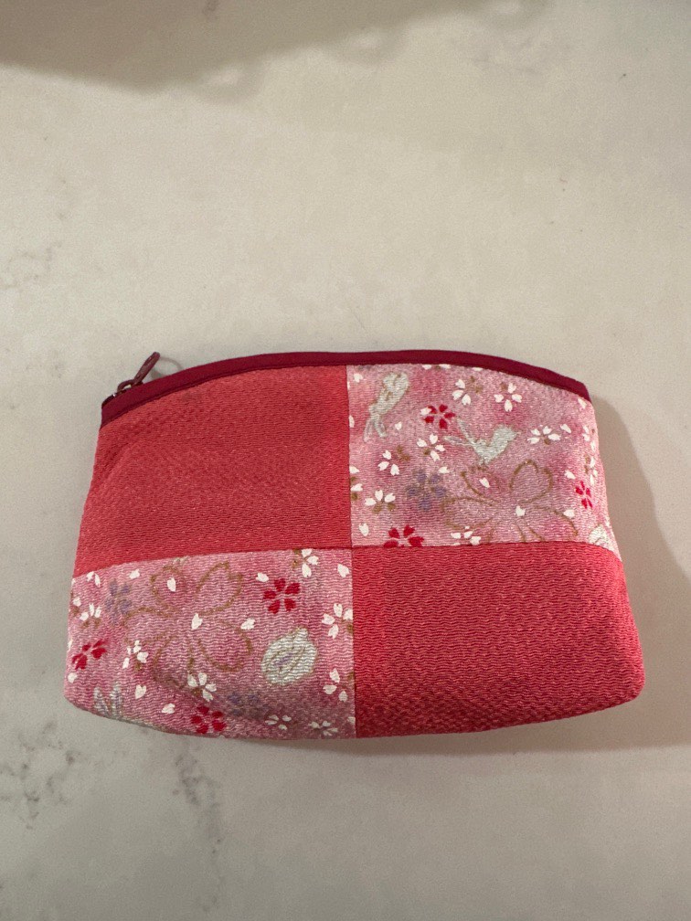 Japanese print pouch - rabbit, Sakura, Women's Fashion, Bags & Wallets ...
