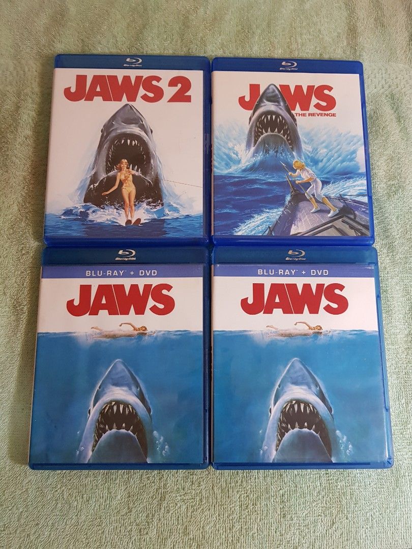 JAWS Region A Original Blu-Ray + DVD, Hobbies & Toys, Music & Media ...