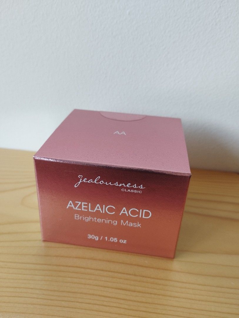 jealousness Azelaic Acid Brightening Mask 30g, Beauty & Personal Care, Face, Face Care on Carousell