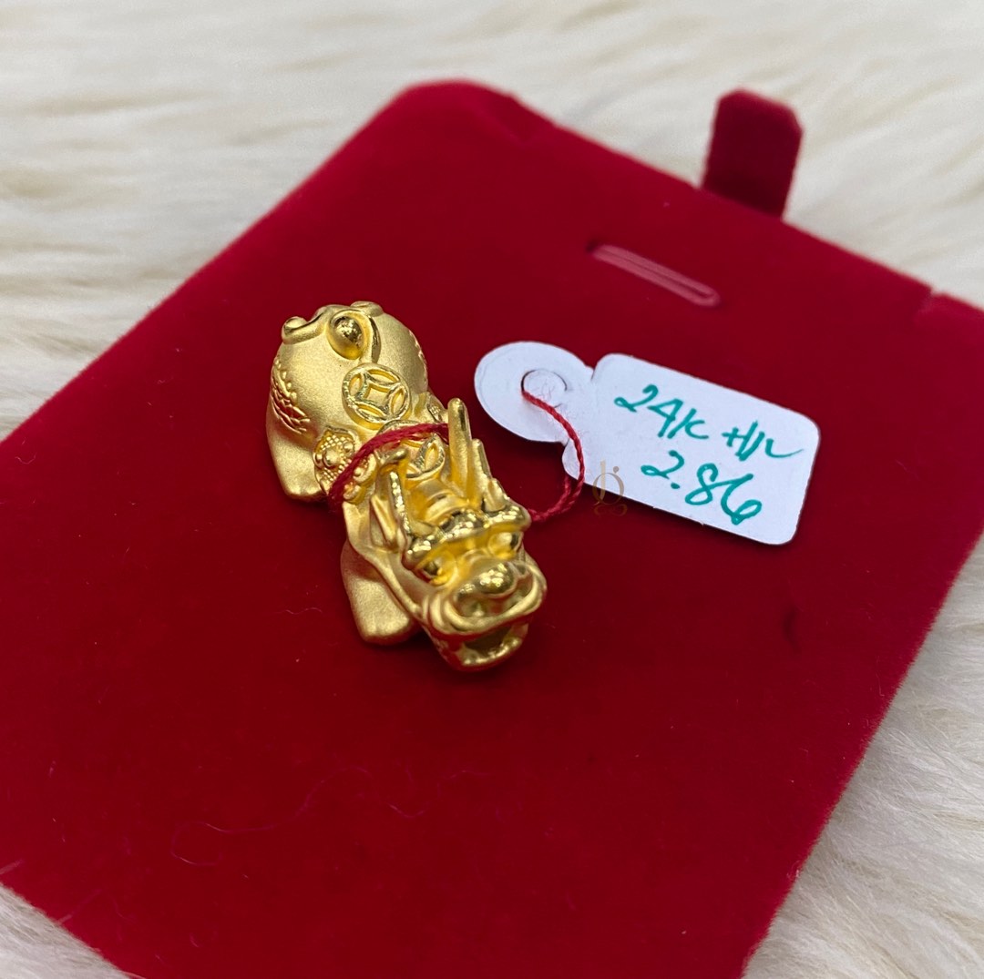 [JEWL GOLD] 24k Hong Kong Gold Piyao 2.86g on Carousell