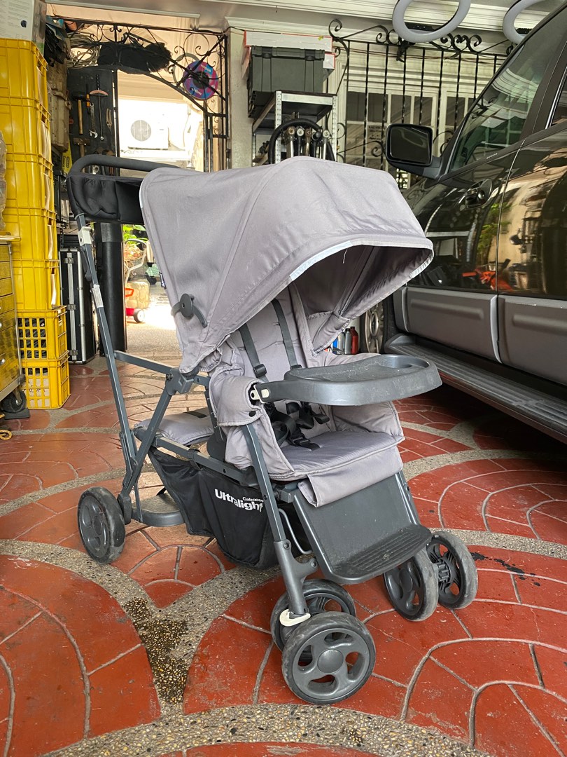 Joovy Caboose Ultralight Sit And Stand Tandem Double Stroller on Carousell