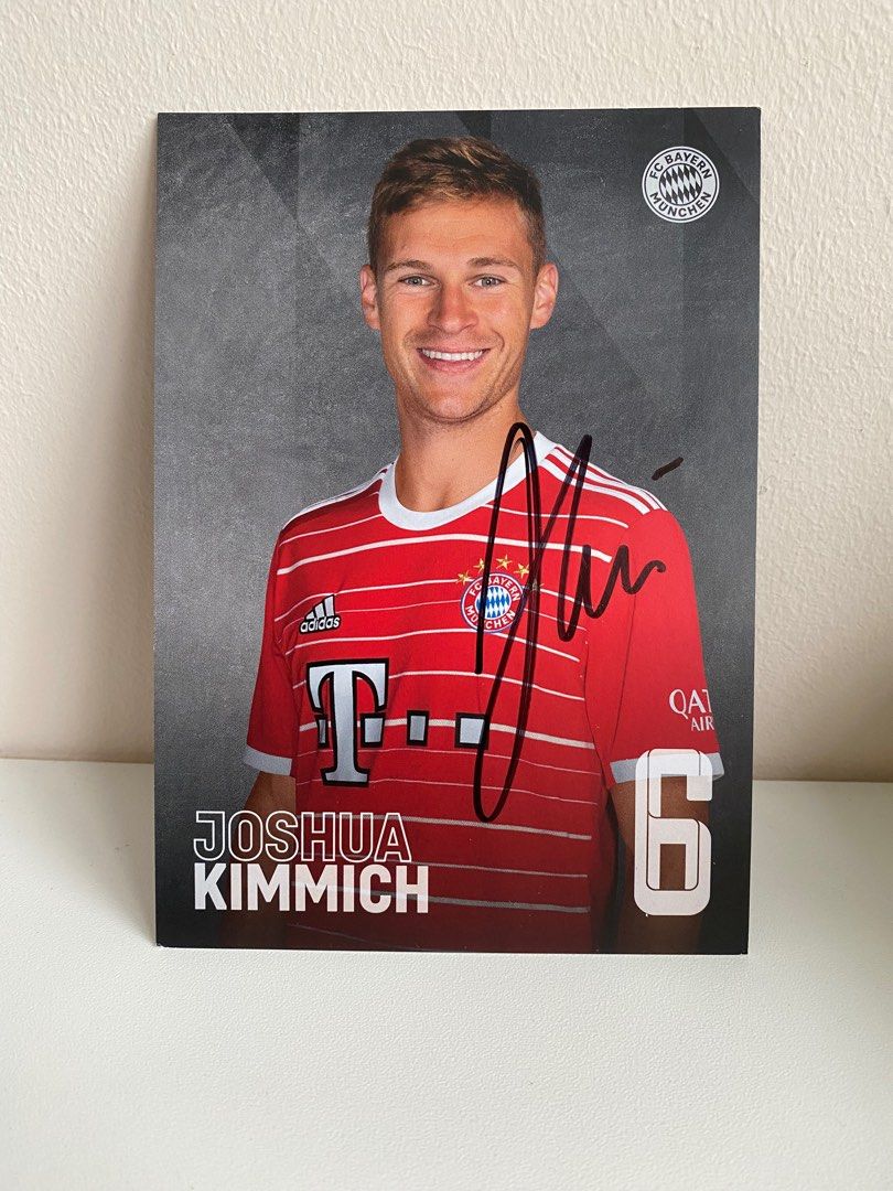 Joshua Kimmich handsigned autograph, Hobbies & Toys, Toys & Games on ...