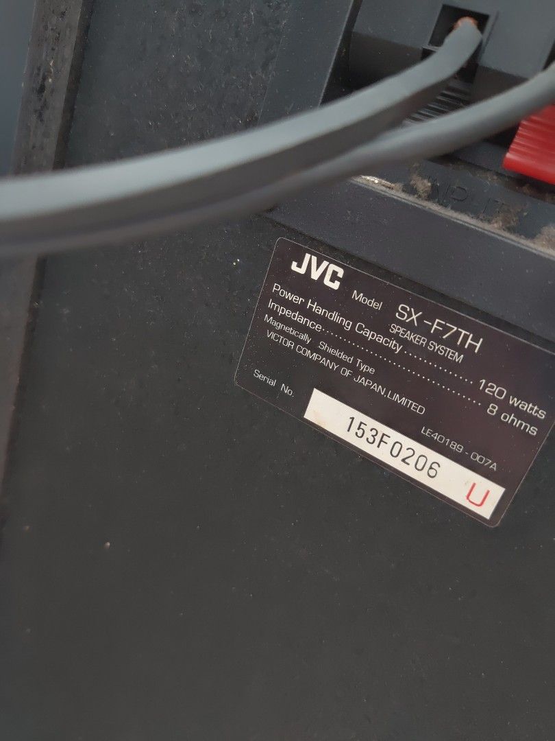 JVC Tower speaker (SX-F7TH), Audio, Soundbars, Speakers & Amplifiers on ...