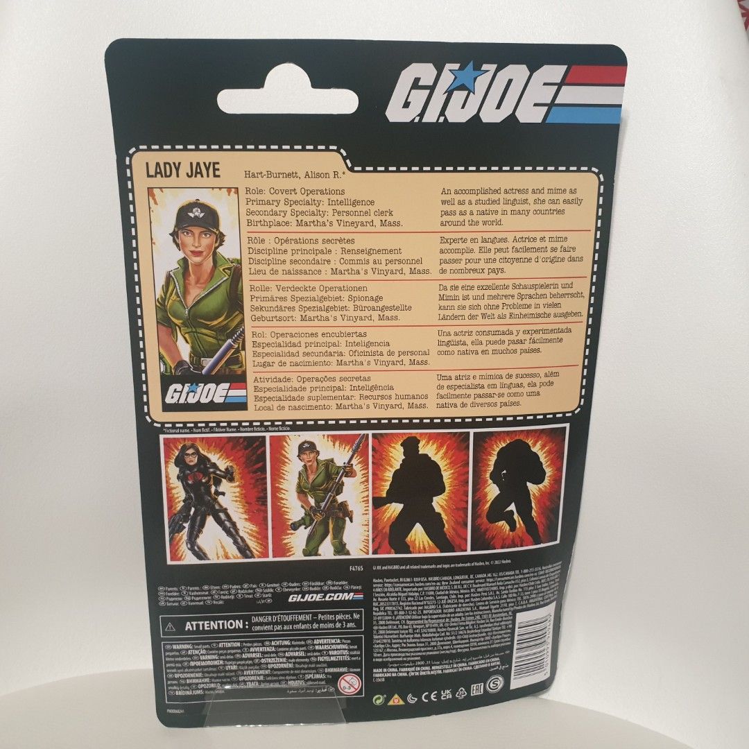 LADY JAE GI Joe Classified 6" Retro Carded, Hobbies & Toys, Toys & Games on Carousell
