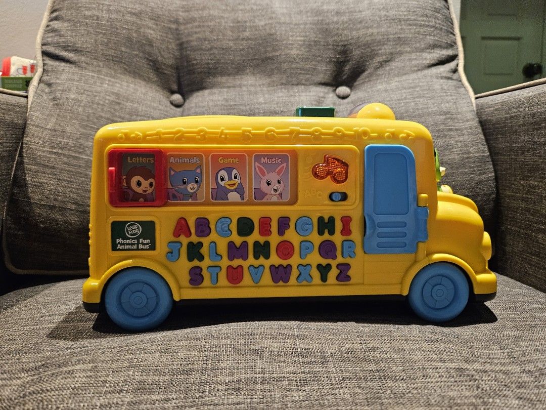 Leapfrog Alphabet Phonics Bus, Babies & Kids, Infant Playtime on Carousell