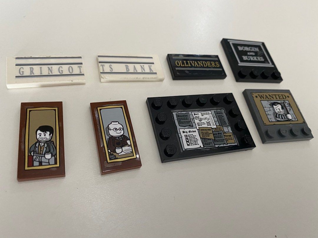 LEGO Sticker tiles (original taken from set 10217 Diagon Alley ...