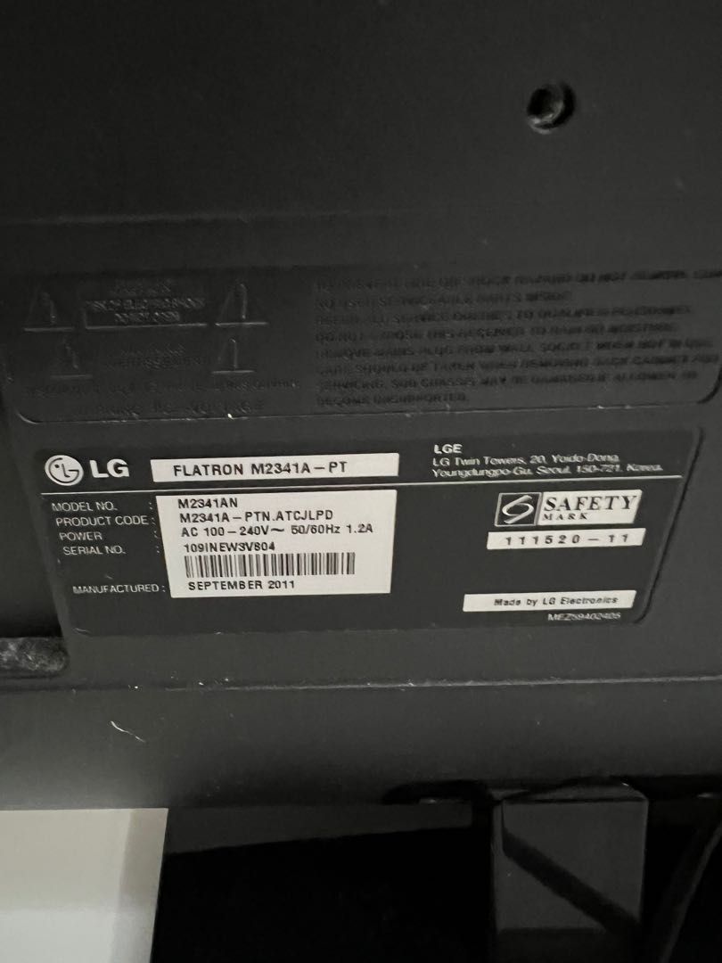 LG 23 inch monitor with tv features, Computers & Tech, Parts ...