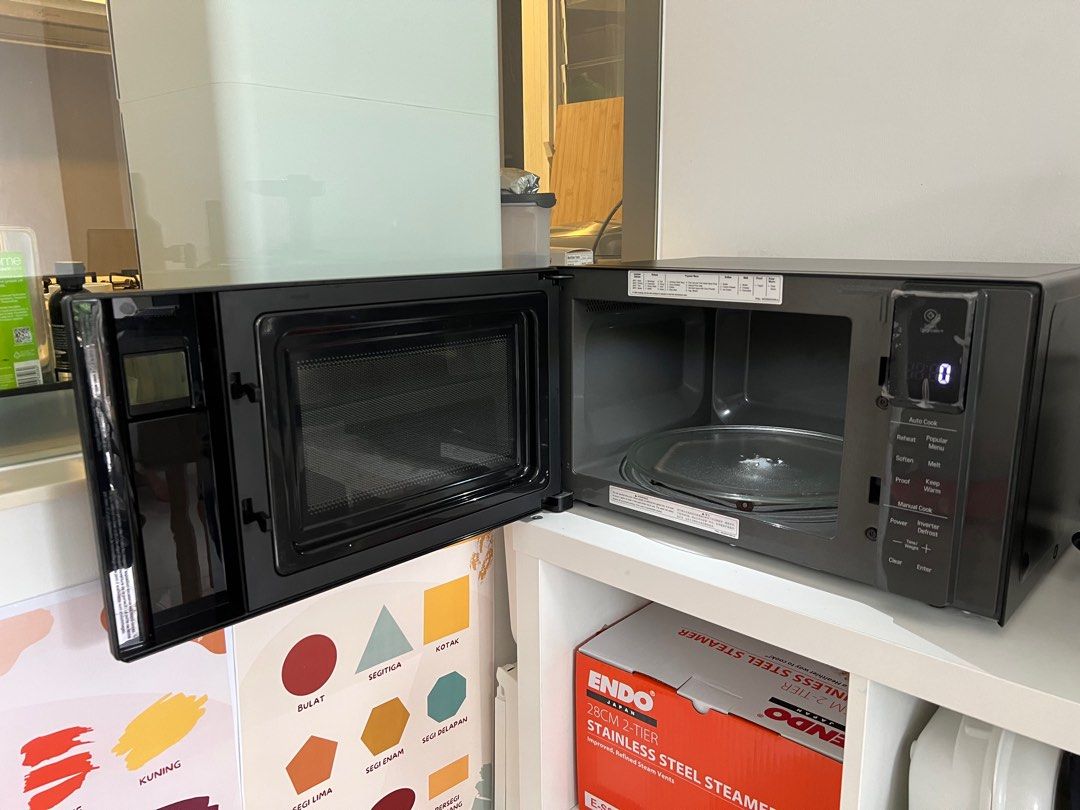 LG Smart Inverter MS2595DIS (25L) Microwave Oven - Black, TV & Home Appliances, Kitchen ...