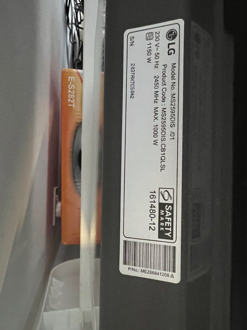 LG Smart Inverter MS2595DIS (25L) Microwave Oven - Black, TV & Home Appliances, Kitchen ...