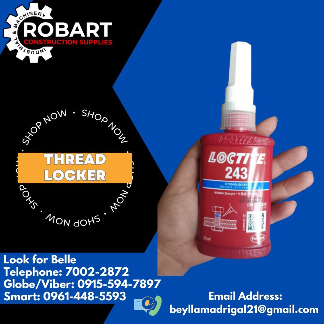 Loctite Threadlocker, Commercial & Industrial, Construction Tools ...