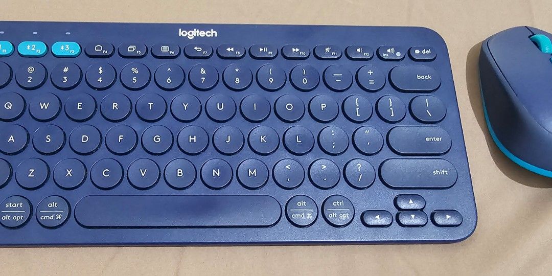 Logitech K380 Multi Device Bluetooth Keyboard + Mouse on Carousell