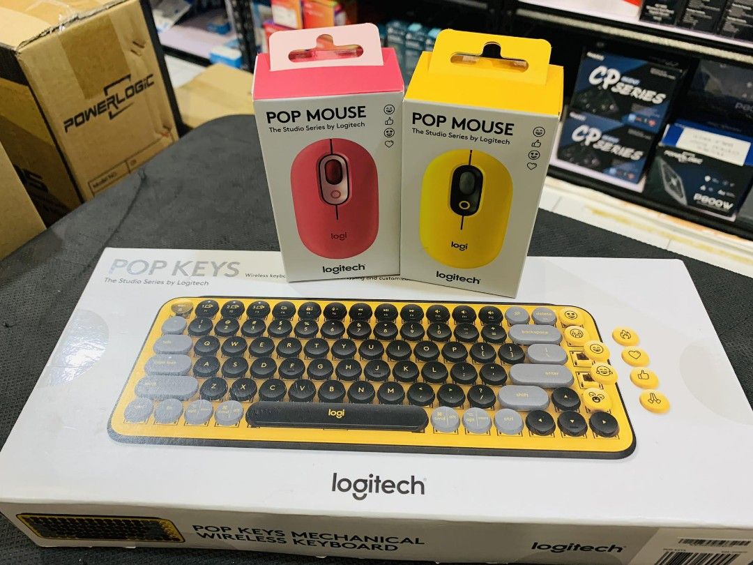 Logitech POP Keyboard and Mouse, Computers & Tech, Parts & Accessories ...