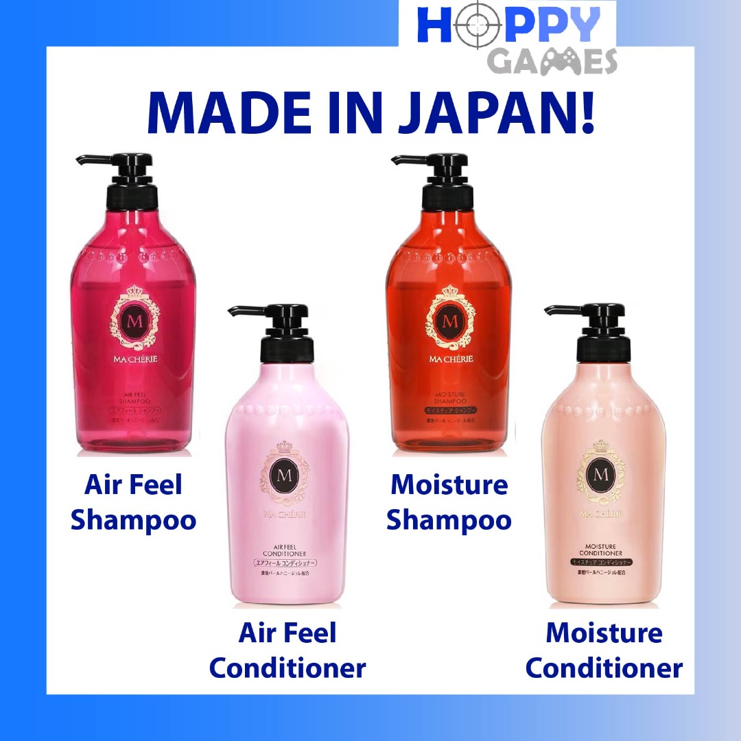 Ma Cherie Air Feel Shampoo Ma Cherie Air Feel Conditioner Ma Cherie Moisture Shampoo Ma Cherie ...
