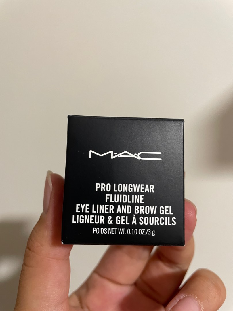 Mac Pro Longwear Fluidline Eye Liner And Brow Gel (Blacktrack), Beauty ...