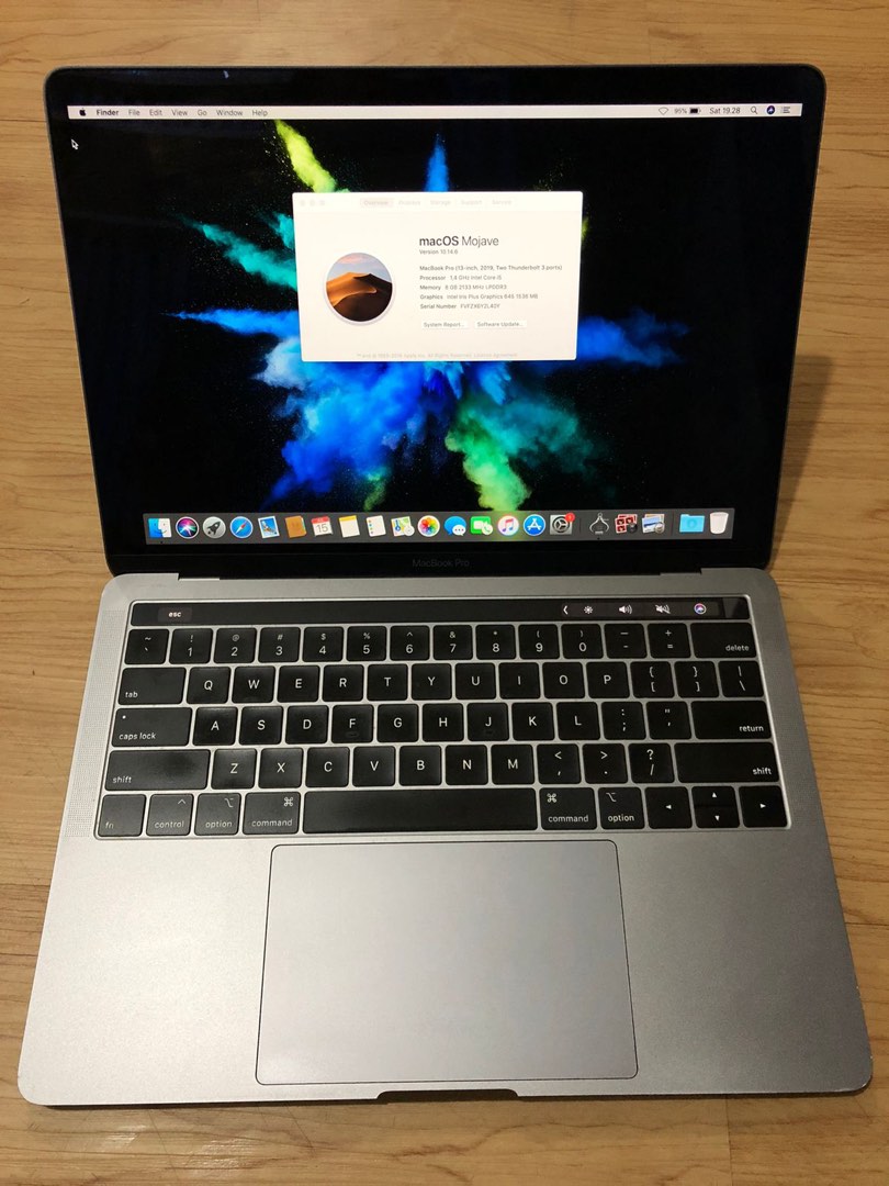MacBook Pro 2019 (Retina, 13-inch, 8/128 gb), Elektronik, Komputer ...