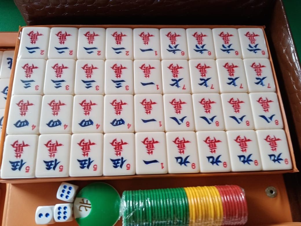 MAHJONG SET STANDARD SIZE / CHIPS FOR MAHJONG, Sports Equipment, Other ...