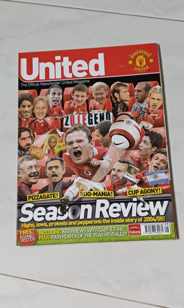 Manchester united magazine 2005 Issue 156, Hobbies & Toys, Books ...