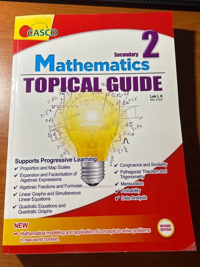 Math secondary 2 topical guide, Hobbies & Toys, Books & Magazines ...