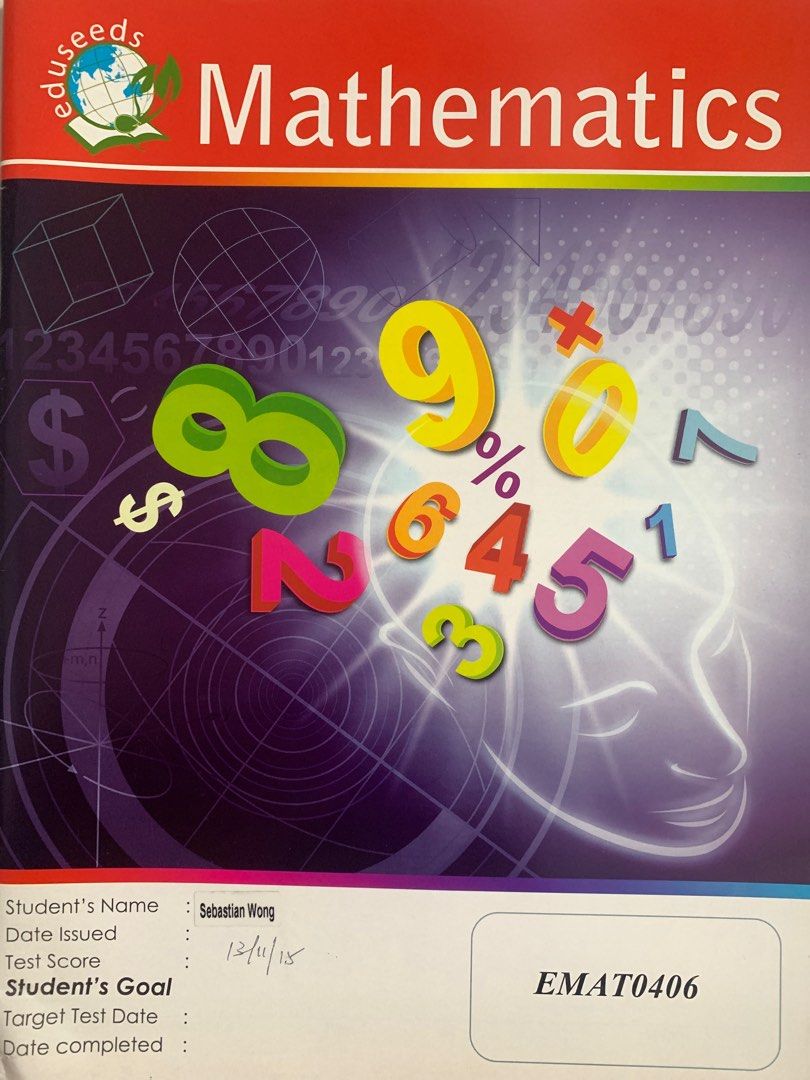 Mathematics workbooks, Hobbies & Toys, Books & Magazines, Assessment ...