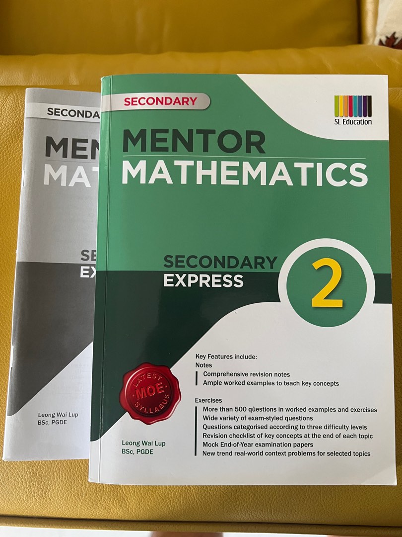 Mentor Mathematics for Secondary 2 express, Hobbies & Toys, Books ...