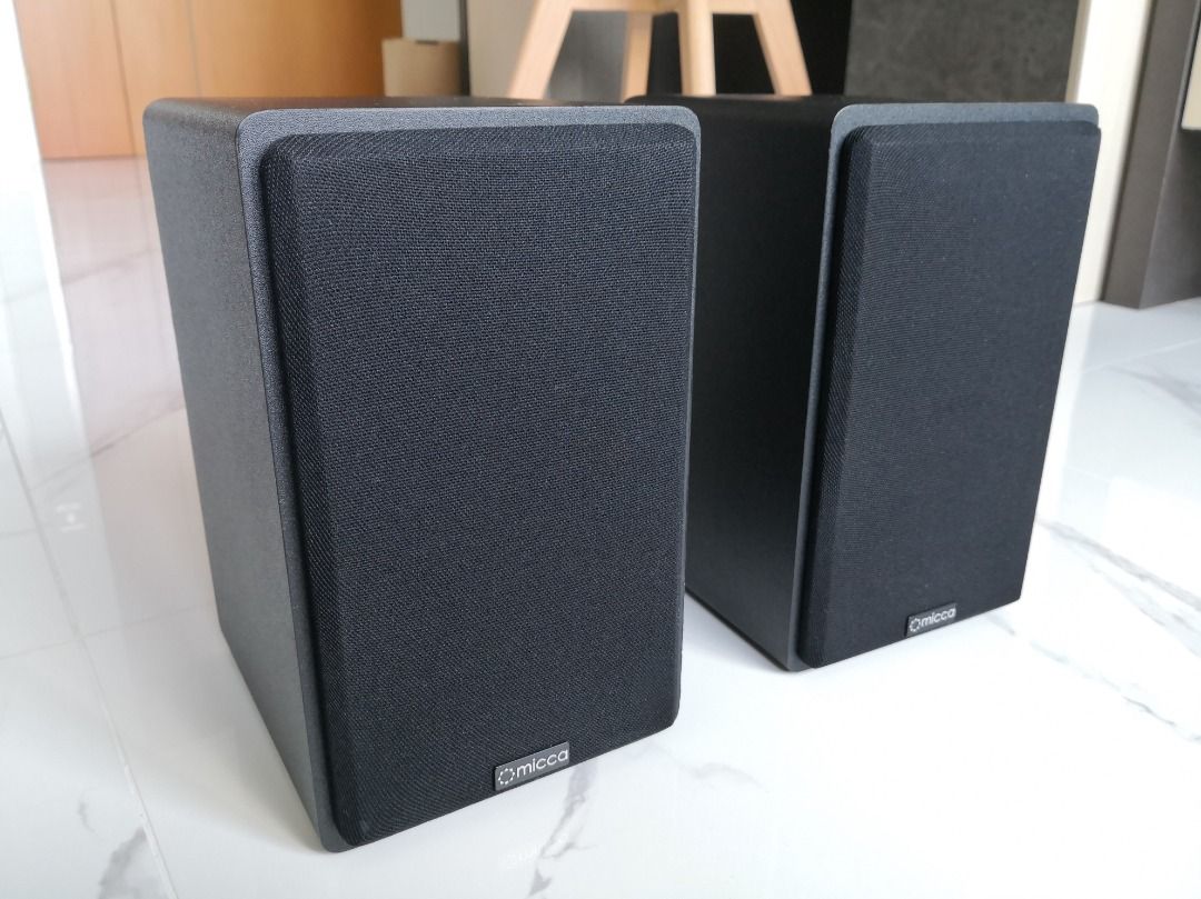 Micca MB42X High Performance Audiophile Bookshelf Speakers Black, Audio ...