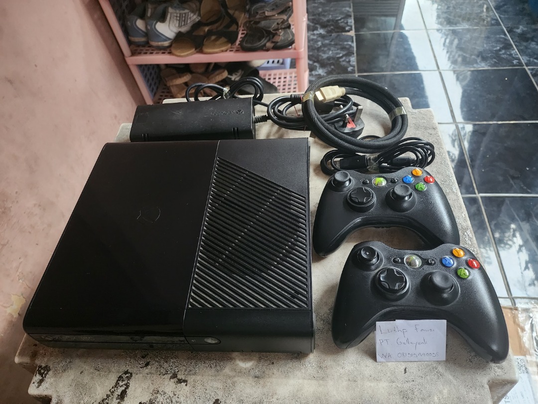 Microsoft Xbox 360 Slim E X360 250GB RGH not PS3 00, Video Game, Konsol ...