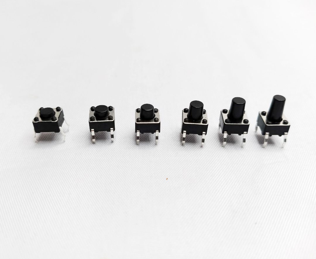 MINI PUSH BUTTON TACTILE MOMENTARY SWITCH, DIP SMD 4-PIN ON/OFF 6x6mm ... MINI PUSH BUTTON TACTILE MOMENTARY SWITCH, DIP SMD 4-PIN ON/OFF 6x6mm ...