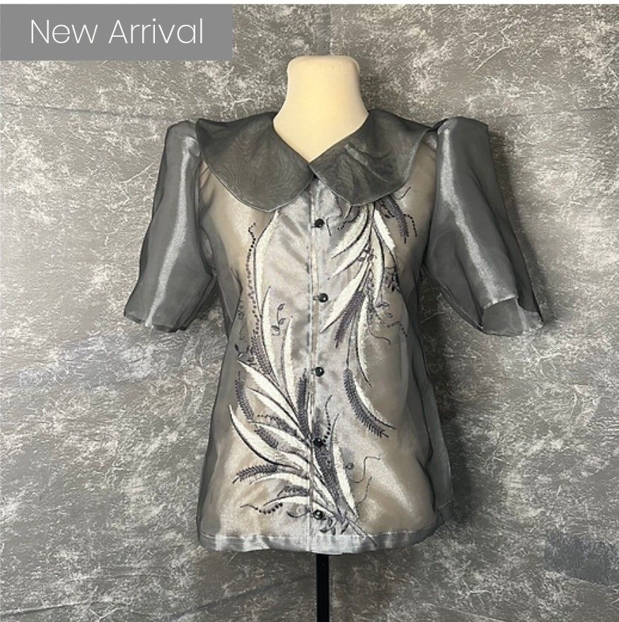 Modern Filipiniana Top/Barong Tagalog Filipino Traditional Costume ...
