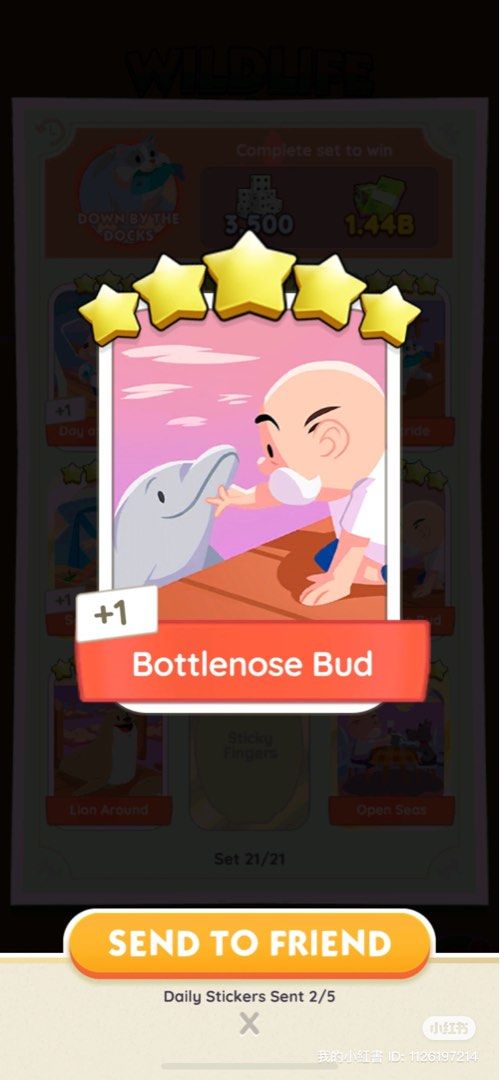 Monopoly go 5 star sticker, Hobbies & Toys, Toys & Games on Carousell