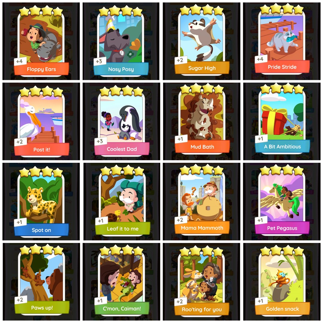 Monopoly Go 5 Stars Lion around pickpocket say cuddle, Video Gaming ...