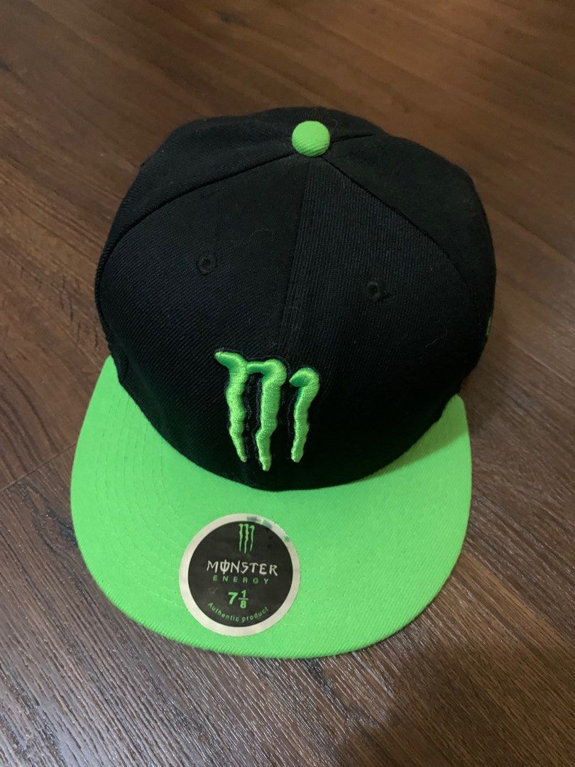 monster energy green snapback cap, Men's Fashion, Watches & Accessories ...