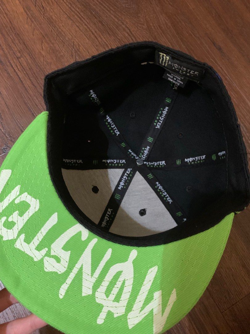 monster energy green snapback cap, Men's Fashion, Watches & Accessories ...