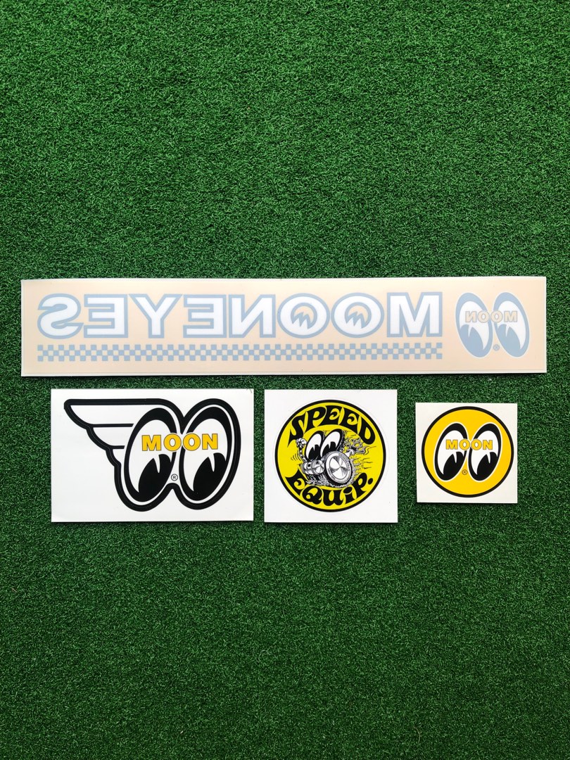 Mooneyes Car and luggage sticker, Hobbies & Toys, Collectibles ...