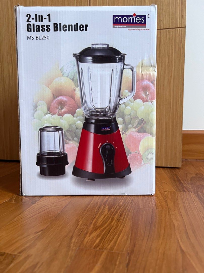 Morris 2 in 1 glass blender MS BL 250 - all accessories with box , TV ...