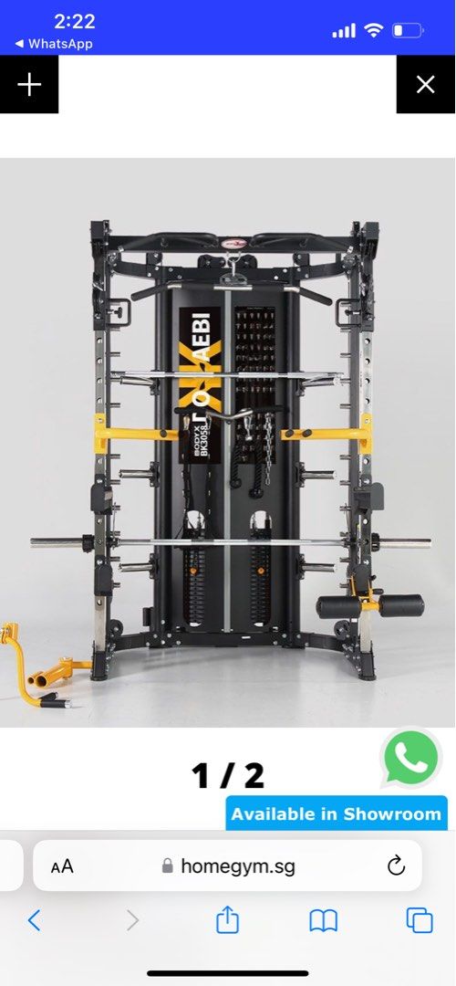 Multi functional gym rack / smith machine, Sports Equipment, Exercise ...