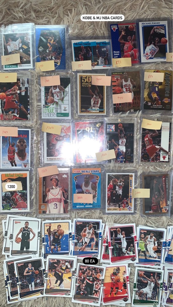 NBA Cards - Michael Jordan / Kobe bryant / Base cards on Carousell