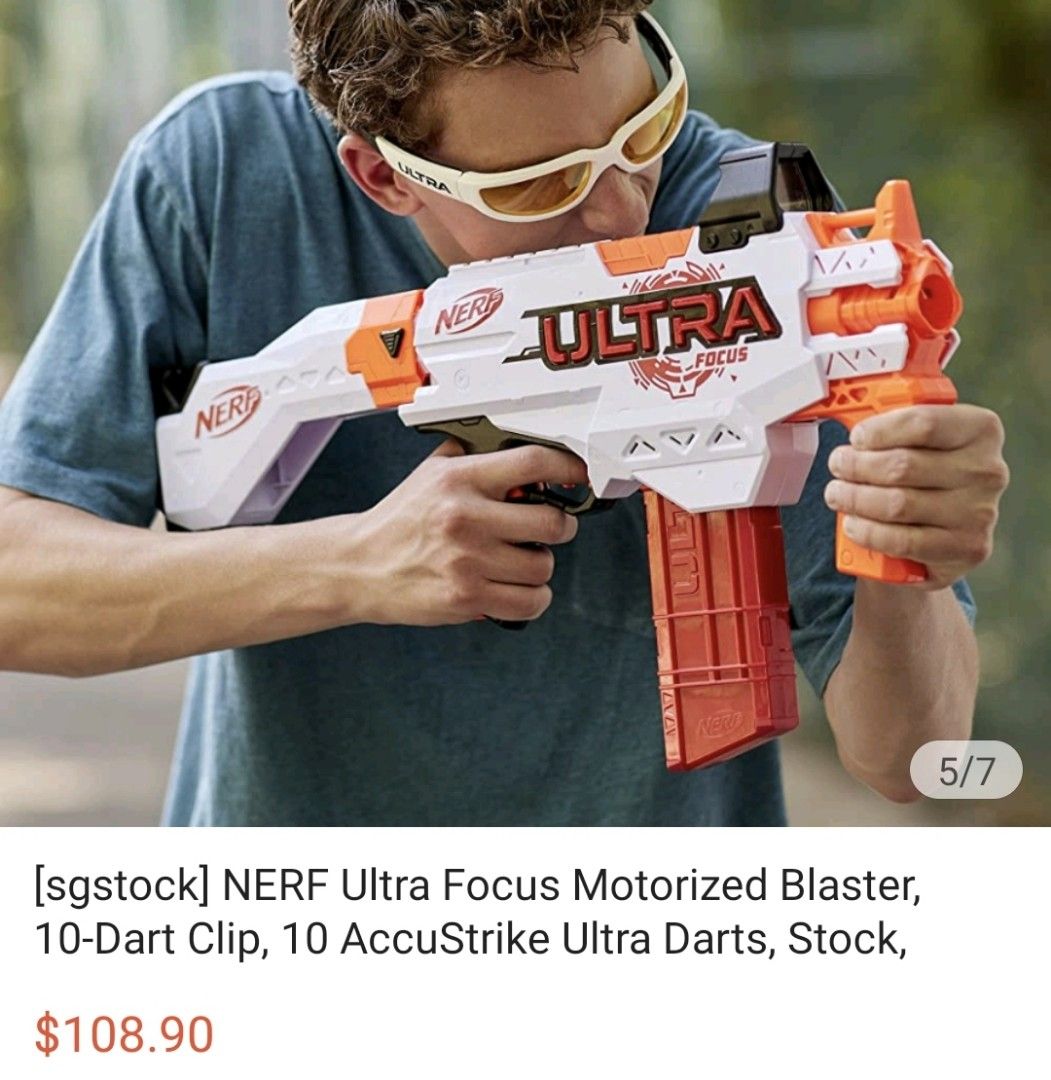 BNIB Nerf Ultra Focus F0500 Dart Blaster, Hobbies & Toys, Toys & Games ...