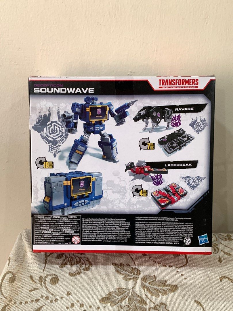 Transformer Netflix (War for Cybertron Trilogy) SoundWave, Hobbies ...