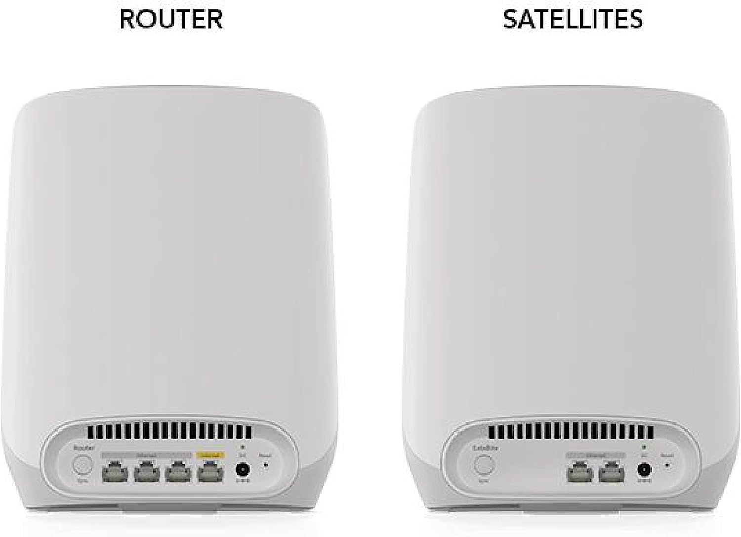 NETGEAR Orbi RBK763S Whole Home WiFi 6 Tri-Band Mesh System - Router ...