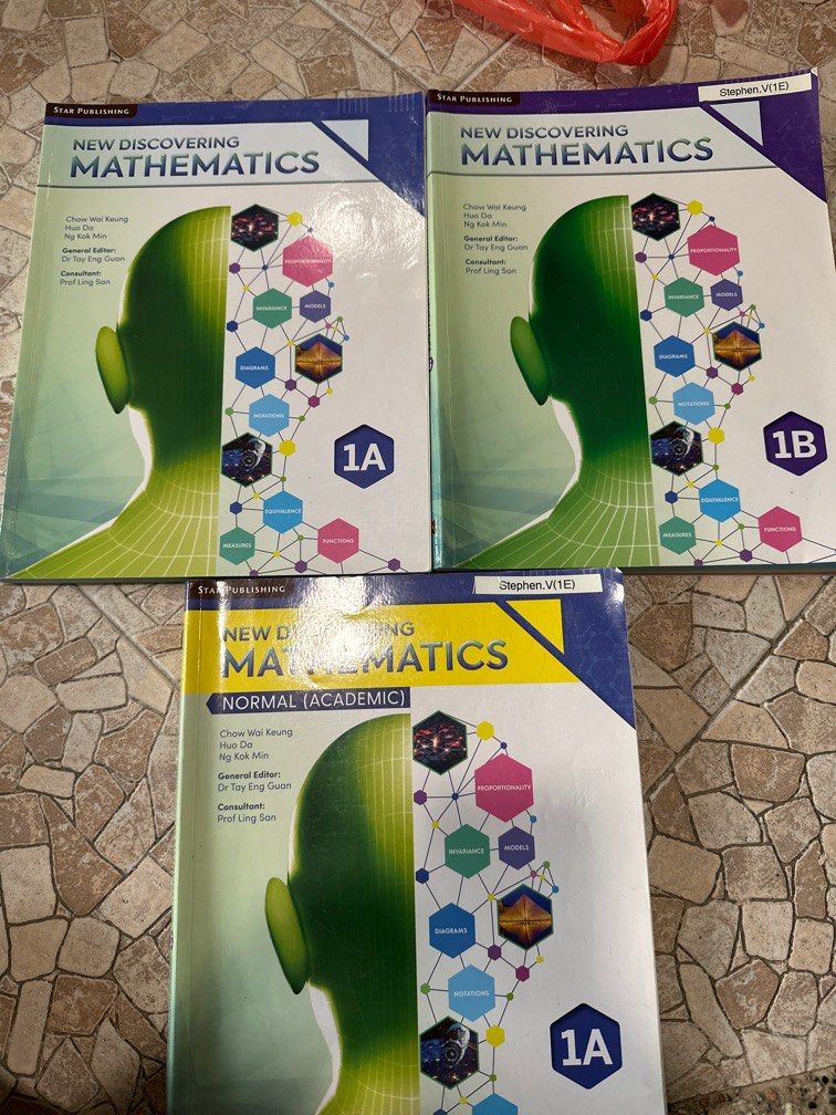 New Discovering Mathematics - 1A, 1B, Hobbies & Toys, Books & Magazines ...