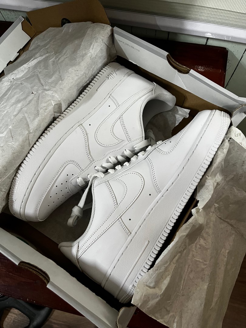 Nike Air Force 1 Triple White on Carousell